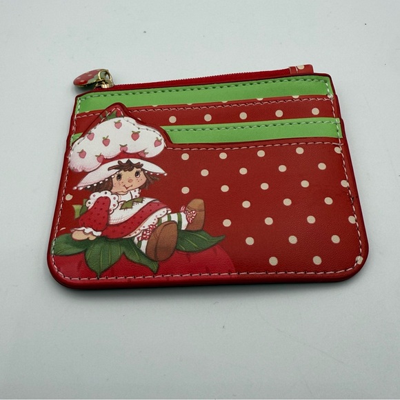 Bags | Strawberry Shortcake Red Polka Dot Wallet With Cartoon Design ...